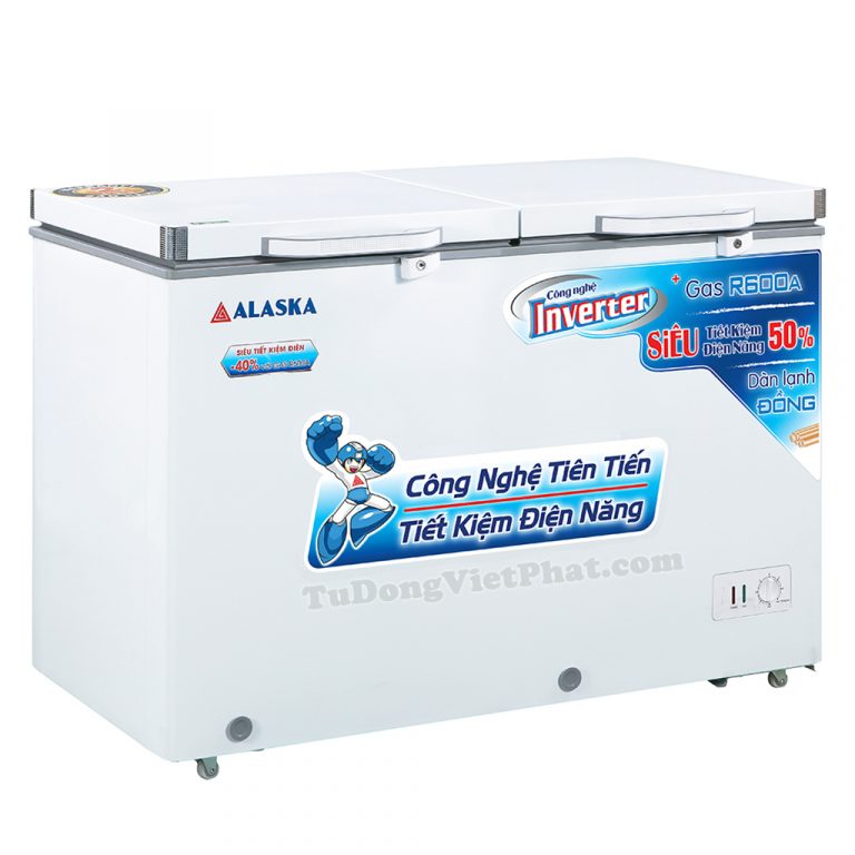 Tủ đông Alaska FCA-4600CI 450L 2 ngăn đông mát Inverter giá rẻ 11/24