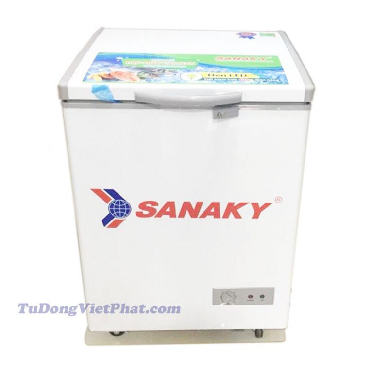 Tủ đông Sanaky 100L VH-1599HY dàn đồng, chính hãng Giá rẻ T6/2024