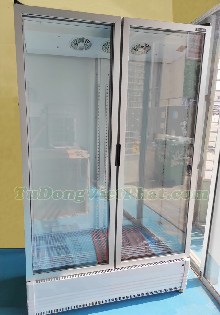 Tủ mát Inverter Sanden Intercool SPB-1000 2 cánh 930L Chính hãng T2/26