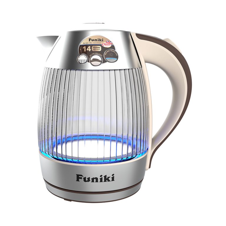 Ấm siêu tốc thủy tinh 1,8 lít Funiki HKT5252 chính hãng giá rẻ nhất