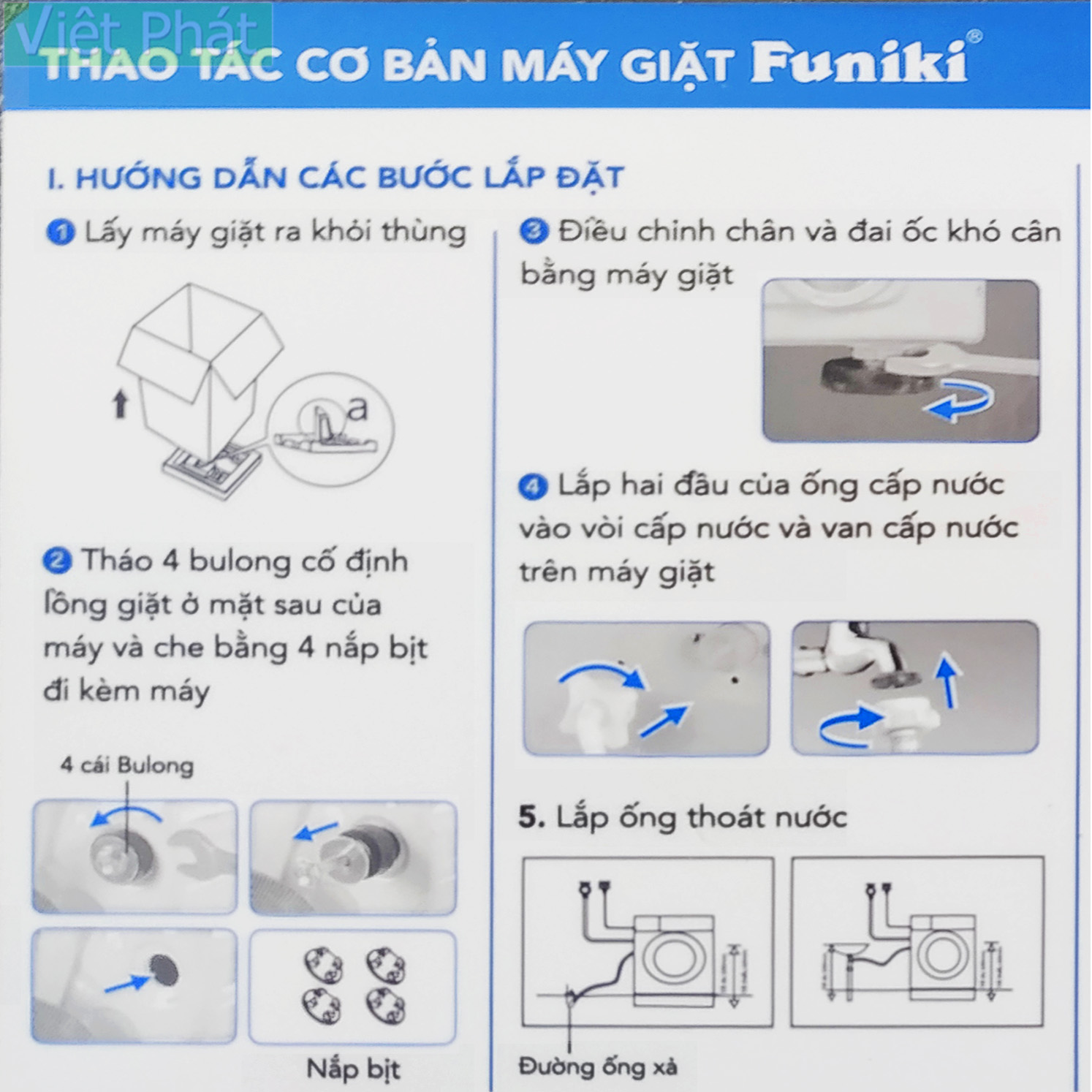 Hướng dẫn sử dụng máy giặt Funiki đúng cách hiệu quả nhất