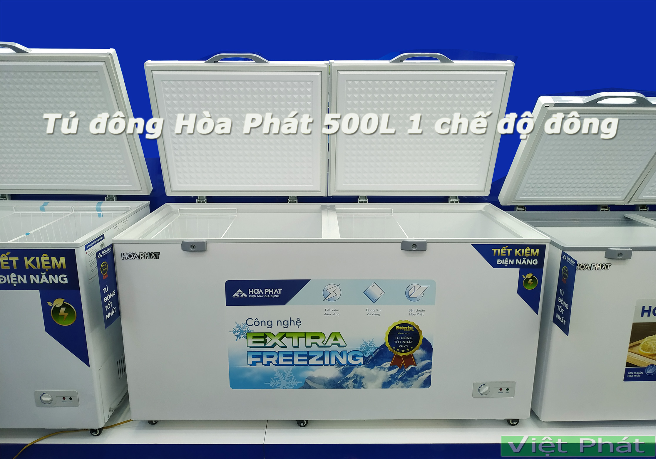 Tủ đông Hòa Phát 500L 1 chế độ - Tủ đông Việt Phát