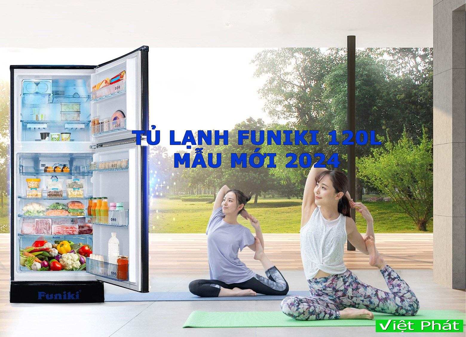 Tủ lạnh Funiki 120L mẫu mới 2024 - Tủ đông Việt Phát